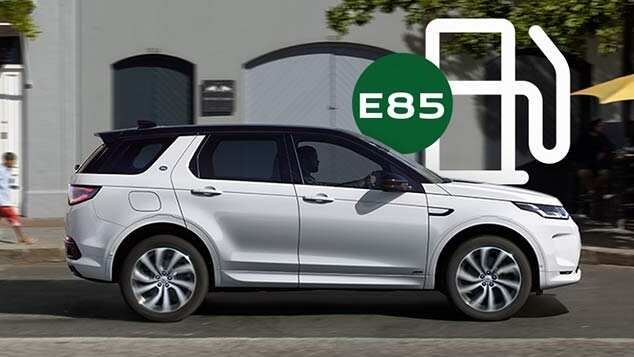 Gamme Land Rover hybride FlexFuel