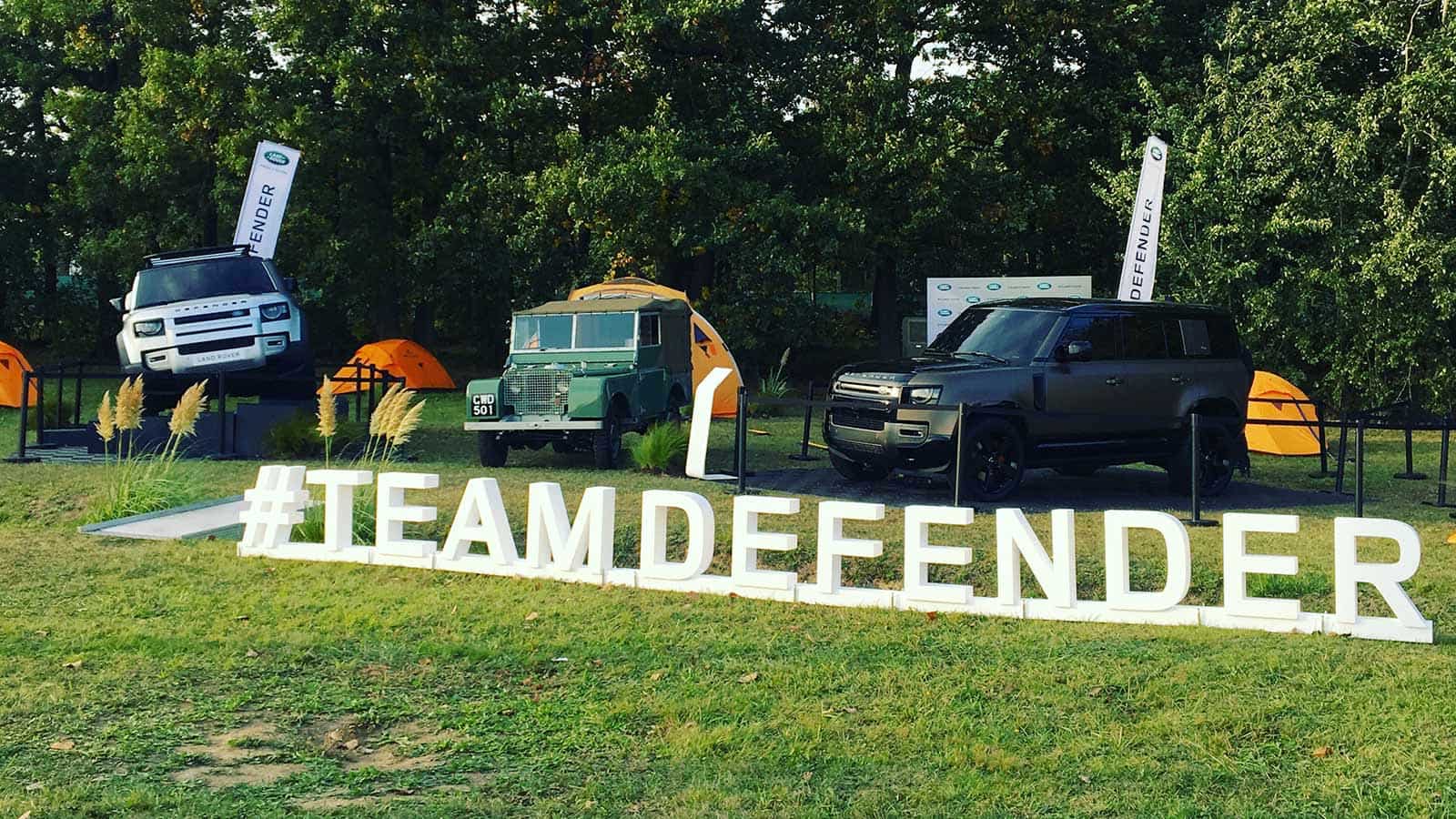 Jaguar Land Rover Festival 2019: le Land Rover Defender se dévoile pour ...